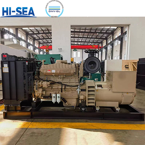 Speed regulation characteristics of marine diesel generator set