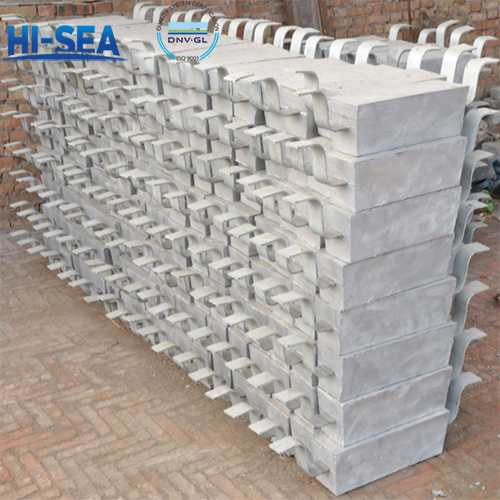 Welding Type Aluminum Anode