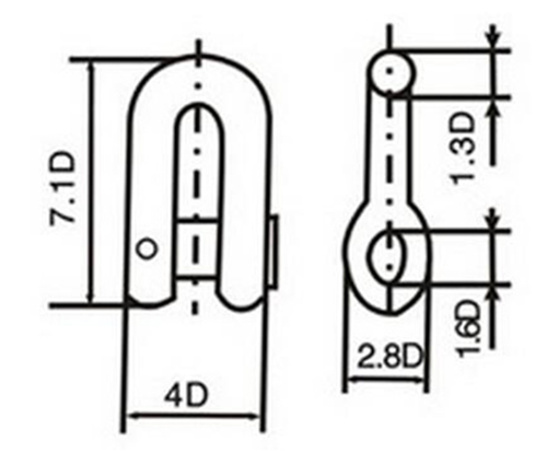 Anchor Chain Joining Shackle