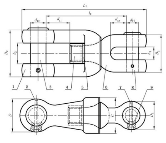 Anchor Swivel Shackle Type B