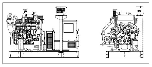Marine Diesel Generator Set for General Cargo Ship