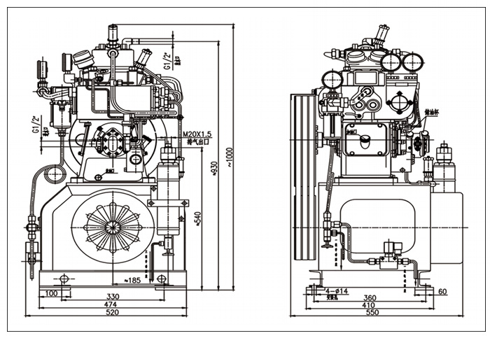 CZ Marine High Pressure Air Compressor