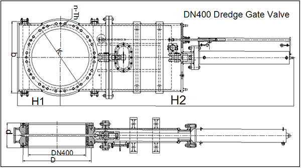 DN400 Dredging Gate Valve