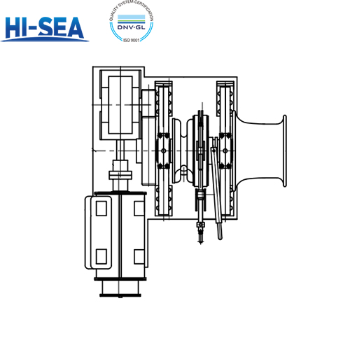 22mm Marine Elec. Single Gypsy Anchor Windlass