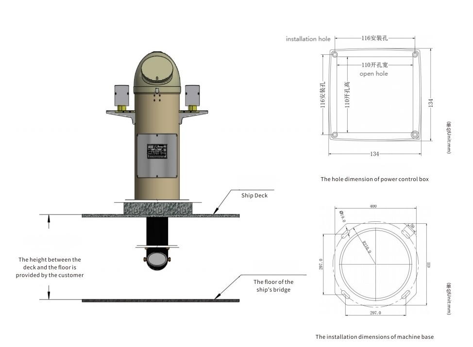 CGF-165 Projection Magnetic Compass compass
