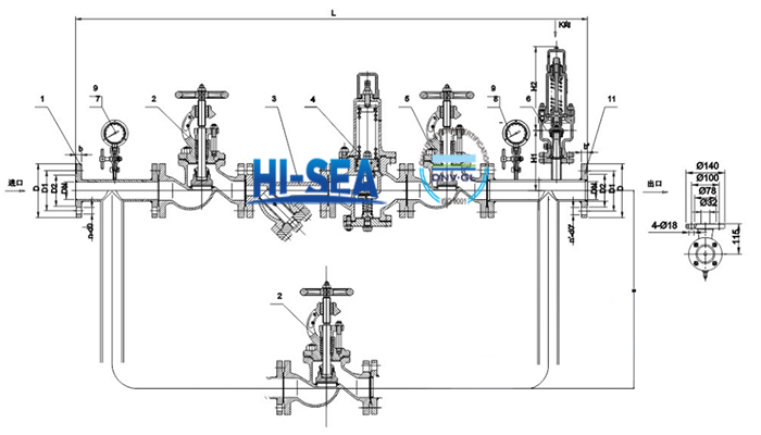 Pressure Reducing Valve Set